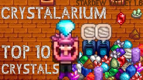 Stardew Valley Crystalarium Ranking The Top 10 Gems And Minerals