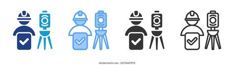 Profession Icon Set Multiple Style Collection Stock Vector Royalty Free 2615665953 Shutterstock