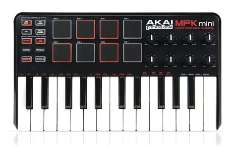 Akai Pro MPK Mini Compact Portable Controller Now Shipping
