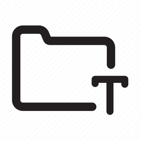 Folder Text Folders Icon Download On Iconfinder