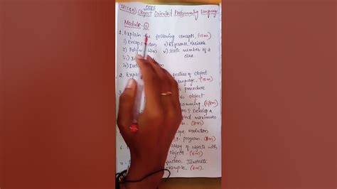 How To Score 80 Marks In Oops In 2 Days Vtuoops Java Javalanguage Programming Javabrains