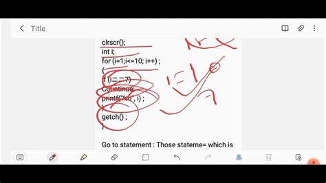 Class 12th Computer Science Chapter 1 C Programing Unit 4 Flow And Control Jumpping Statement