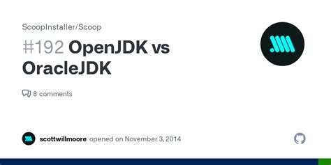 OpenJDK Vs OracleJDK Issue ScoopInstaller Scoop GitHub