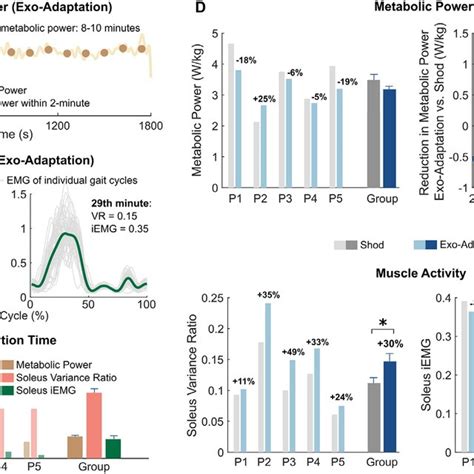 A Representative Metabolic Power Measurements Across A 30 Min