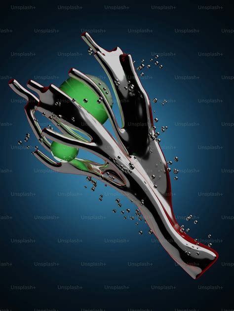 미래 지향적 인 물체의 컴퓨터 생성 이미지 사진 Unsplash의 번역하다 이미지