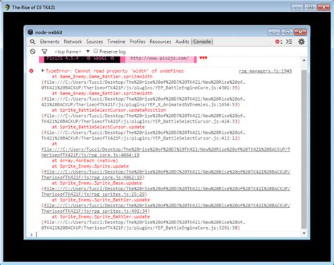 Type Error That Prevents Me From Using Battle Tester Rpg Maker Forums