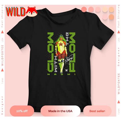 Naomi Glow With The Flow Wwe Pose Signature Shirt Sweater Merch And Apparel