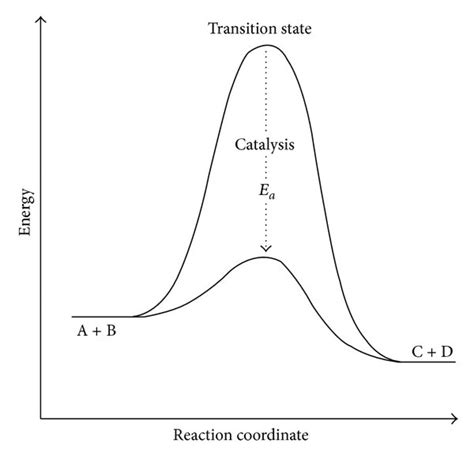 Schematic Illustration Of The Effect Of A Catalyst On The Download Scientific Diagram