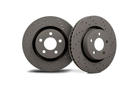 Hawk Htc4023 Mustang Gtv6 Talon Drilled And Slotted Front Brake Rotor