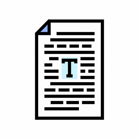 Text Document Nlp Language Processing Tokenization Icon Download