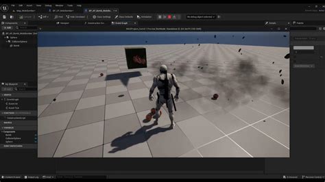 Unreal Engine Set Bomb Explosion Set Life Span Spawn Emitter At Location Youtube
