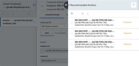 Pipeline Recommendations Predix Apm Ge Digital