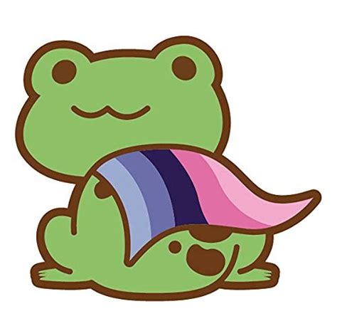 Omnisexual Frog Pin Chibi Superhero Lgbtq Frog Wearing Omnisexual