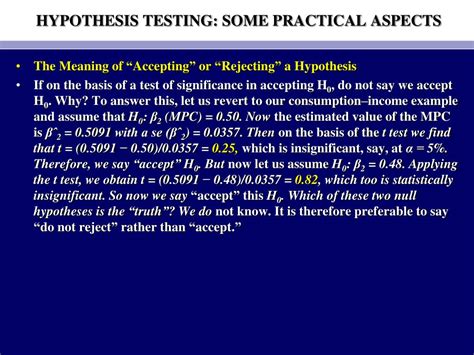 Ppt 405 Econometrics Chapter 5 Two Variable Regression Interval