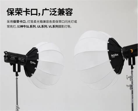 【eye攝影】現貨 全新款 Godox 神牛 保榮卡口 球形柔光罩 燈籠柔光箱 Cs 65d 65cm 大範圍柔光 Yahoo奇摩拍賣