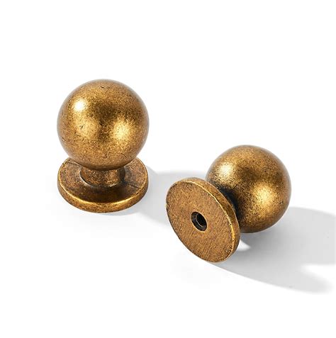 Knobs With Plates Khtumeware 2 Pack 1 14 Inch Brushed Brass Cabinet
