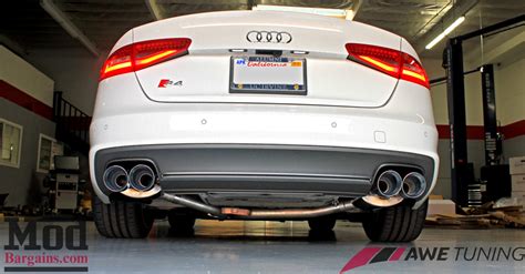 Quick Snap B8 Audi S4 Awe Touring Exhaust System Installed On Michael