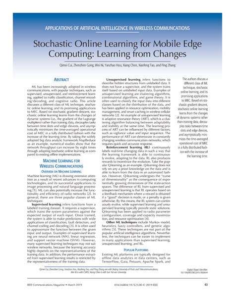 Stochastic Online Learning For Mobile Edge Computing Learning From