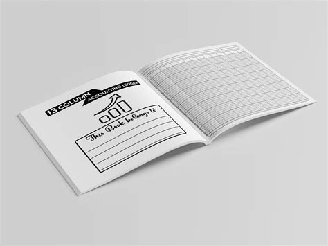 13 Column Accounting Ledger Book Graphic By Creative Kdp Store