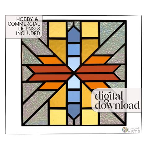 Pendleton Quilt Square Pattern With Png Glassyrock Arts