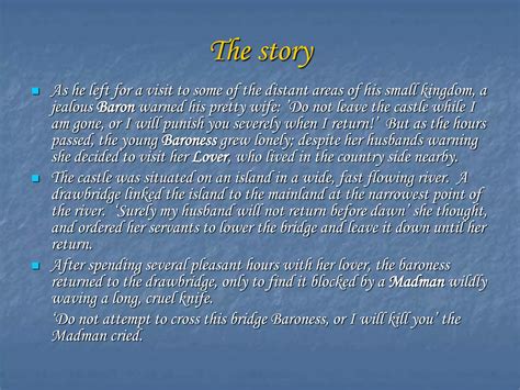 The Drawbridge Exercise Ppt