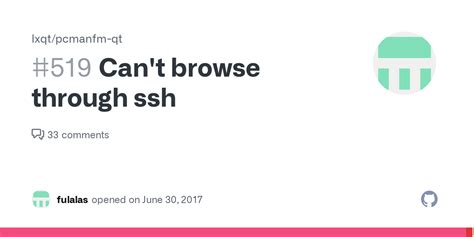 can t browse through ssh · issue 519 · lxqt pcmanfm qt · github