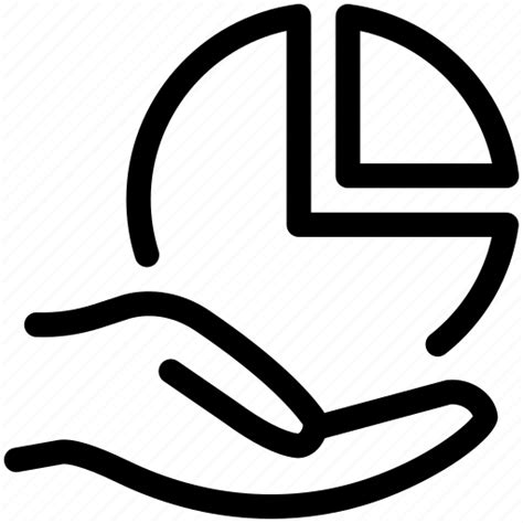 Business Hand Pie Chart Statistics Analytics Icon Download On Iconfinder