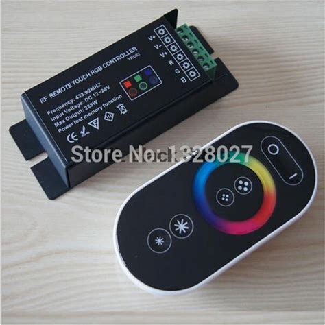 Rf Touch Controller Remote Receiver W DC V RGB Led Strip Lighting RF Touch RGB LED