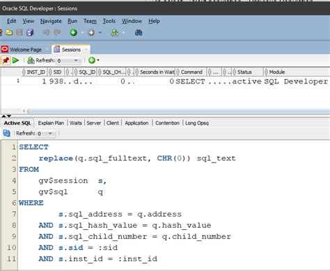 Oracle How To Kill Statement Runner In Sql Developer Stack Overflow