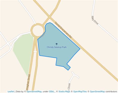 Christy Seierup Park In Gracemere Map And Routes