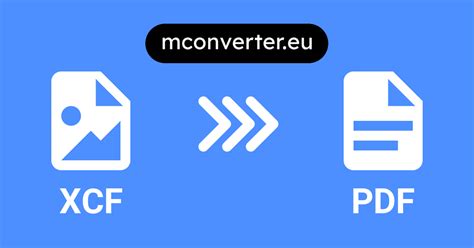 XCF To PDF Converter Online Free MConverter