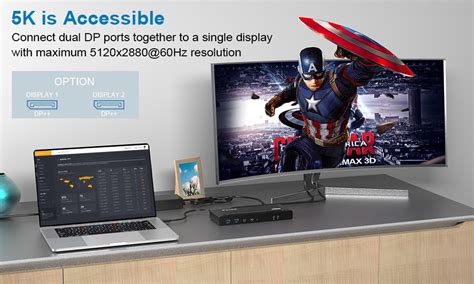 Wavlink USB C Displaylink Universal Docking Station With Power Delivery W W For Laptop K