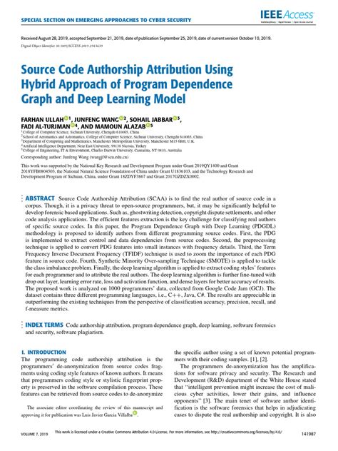 Source Code Authorship Attribution Using Hybrid Approach Of Program