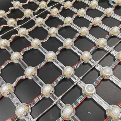 High Transparency LED Pixel Grid Screen Transparent Mesh Display P Grid LED Screen