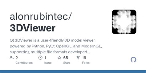 github alonrubintec 3dviewer qt 3dviewer is a user friendly 3d model