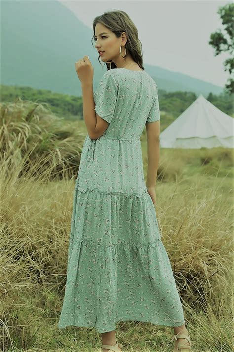 2020 Summer Beach Holiday Dress Women Casual Floral Print Gorgeous