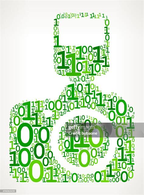 Dslr Camera And Flash Binary Code Zero One Vector Illustration High Res