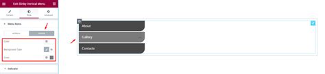 How To Use Slinky Vertical Menu Widget By Element Pack