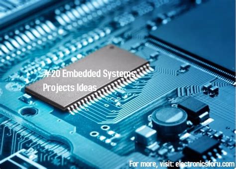 Top 20 Embedded Systems Project Ideas For Enthusiasts Electronic Circuit Board Electronics