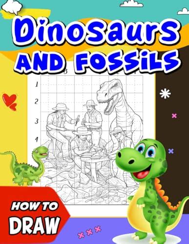 How To Draw Dinosaurs And Fossils Step By Step Drawing Guide For Babe Paleontologists