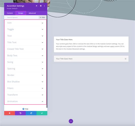 The Divi Accordion Module Elegant Themes Documentation