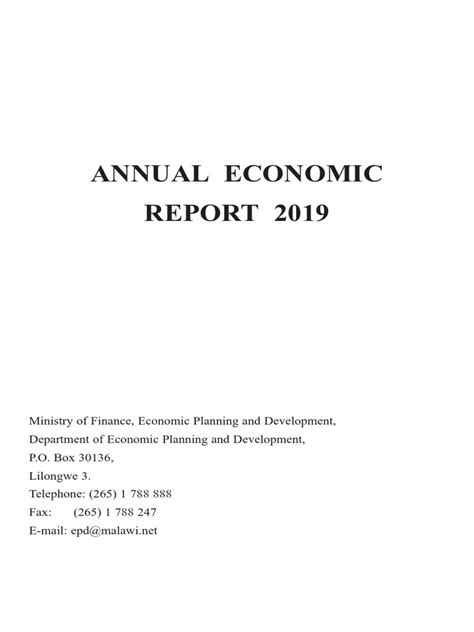 Economic Report 2019 Pdf Business Social Science