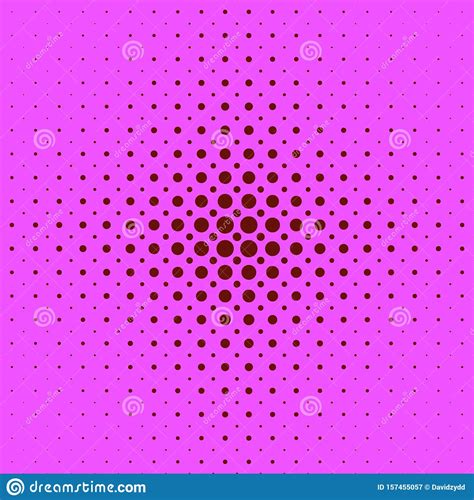 Color Abstract Geometrical Halftone Circle Pattern Background From Dots