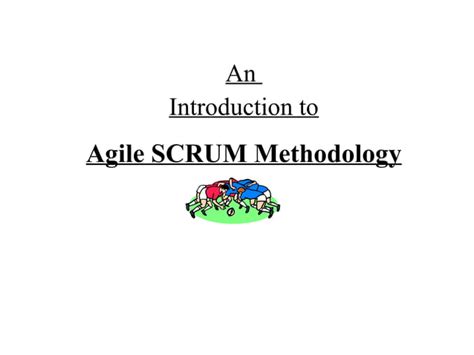 Agile Scrum Methodology Ppt