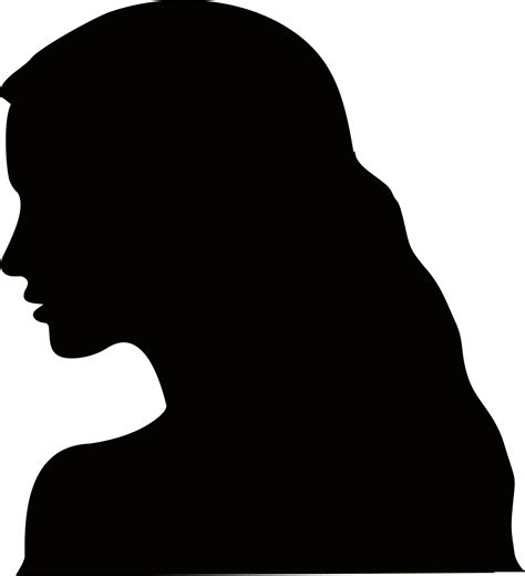 Female Side View Silhouette