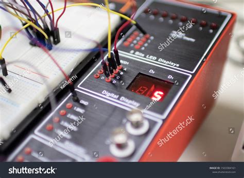Segment Display Bcd Input Showing Stock Photo Edit Now