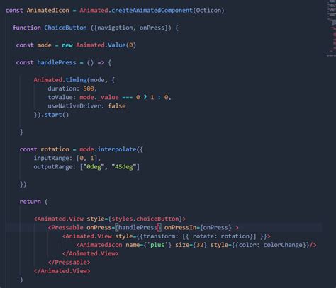 Onpress Doesnt Handle In Correct Way When Used With Animation R