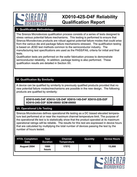 1 Reliability Qualification Report Pcb Pdf