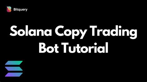 building copy trading bot using bitquery apis youtube