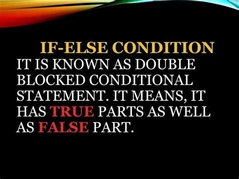 Conditional Statement C Pptx